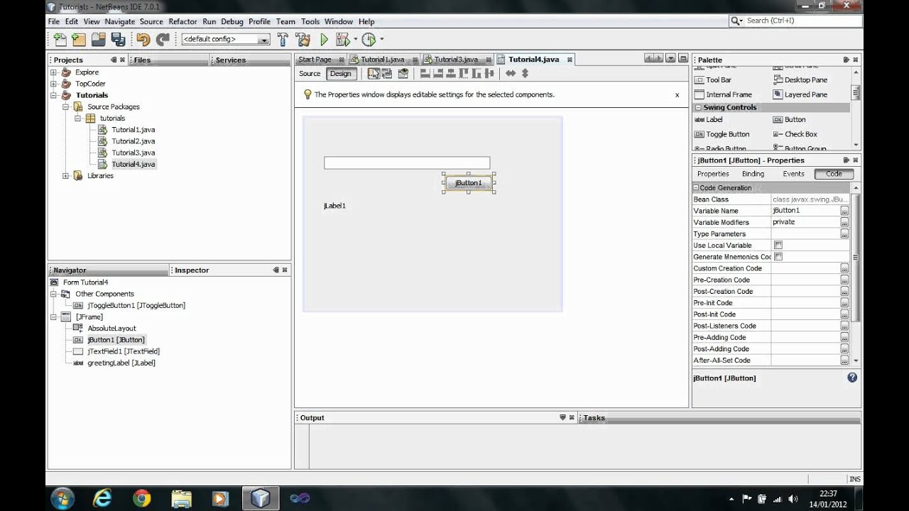 JAVA Tutorial - GUI Part 1: Layouts and Controls - Session 9