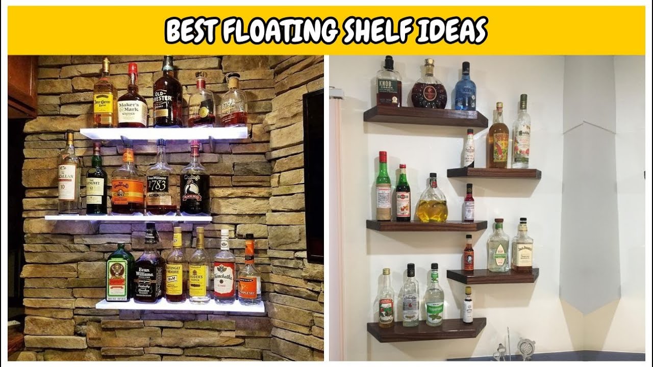 Best Collection! 34 Bar Floating Shelf Ideas