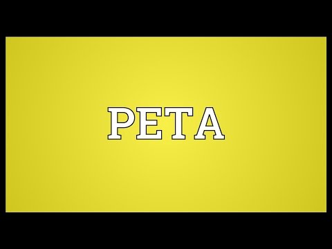 PETA Meaning