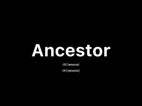 How to Pronounce Ancestor: 🇺🇸 American English vs. 🇬🇧 British English