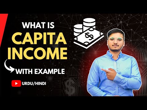 What is Per Capita Income with Example? Urdu / Hindi