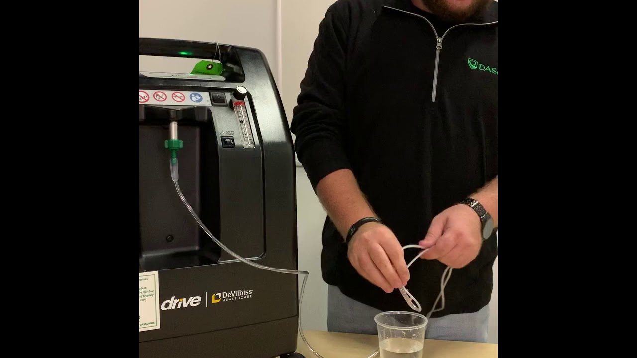 Oxygen Concentrator Checking for Airflow