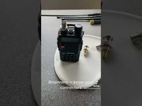 Connectors for #baofeng #slimjim 2m #antenna #vhf