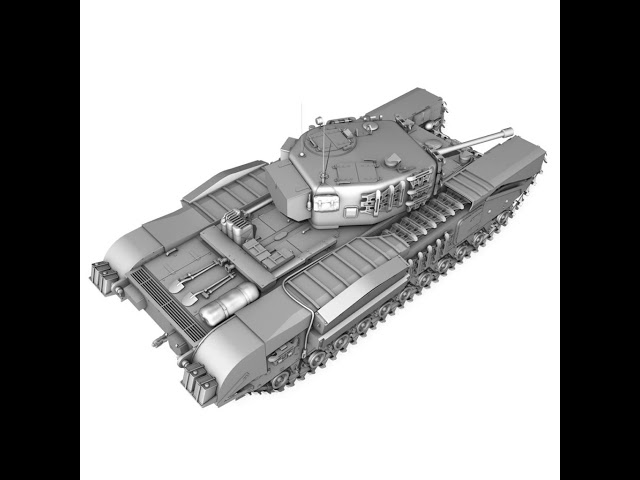 Churchill MK IV 3D Model - FlatPyramid