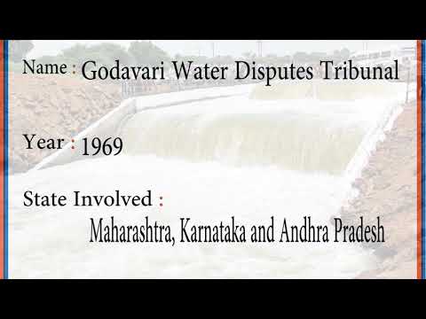 நதிநீர் பங்கீட்டு தீர்ப்பாயங்கள் | Inter-State Water Dispute Tribunals