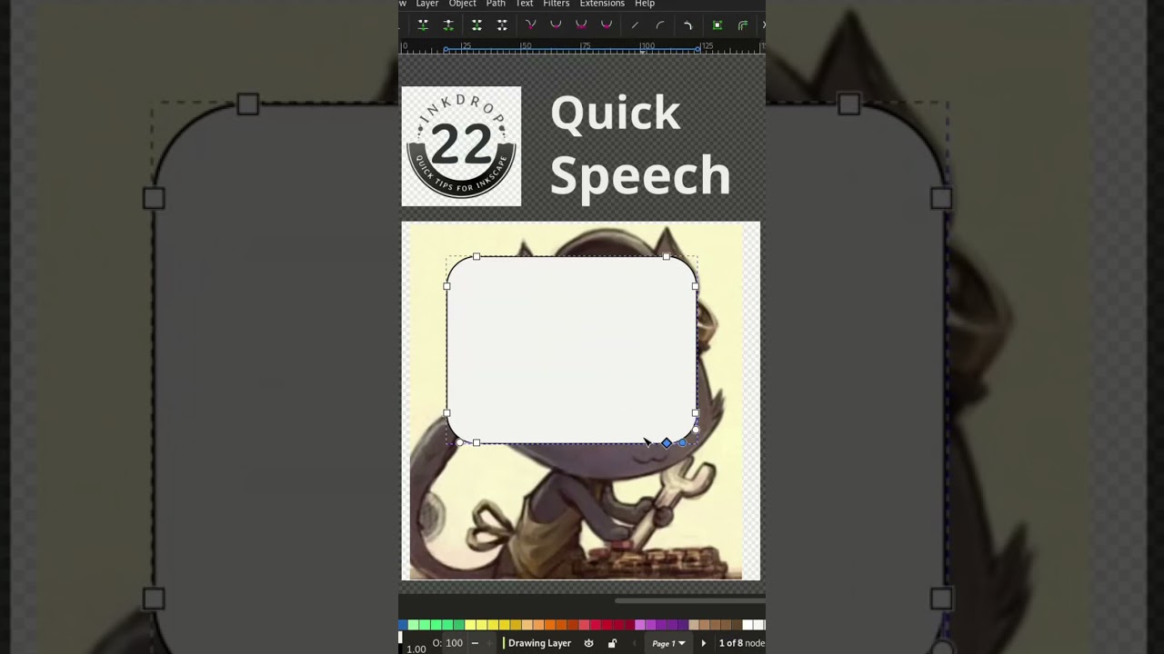 Speech Bubble - Inkscape Inkdrop