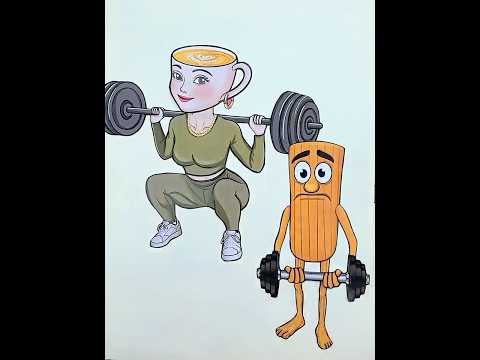 ITALIAN BRAINROT GYMER TUNG TUNG TUNG SAHUR And BALLERINA CAPPUCCINA| Stickerk Book DIY