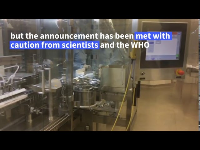 WATCH: Inside the Russian lab producing a coronavirus vaccine