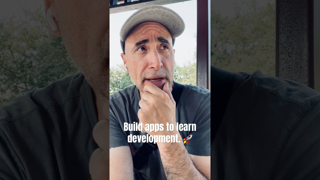 Build Apps to Learn Development #unclestef #webdeveloper