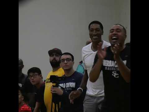 Scottie Pippen HYPE For His Sons DUNK💪🏾#shorts