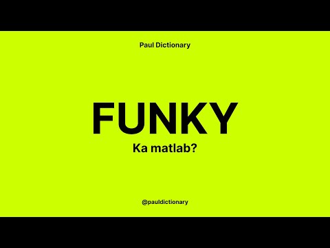 funky Meaning in Hindi/Urdu | Meaning of funky | funky ka matlab? | funky क्या है?