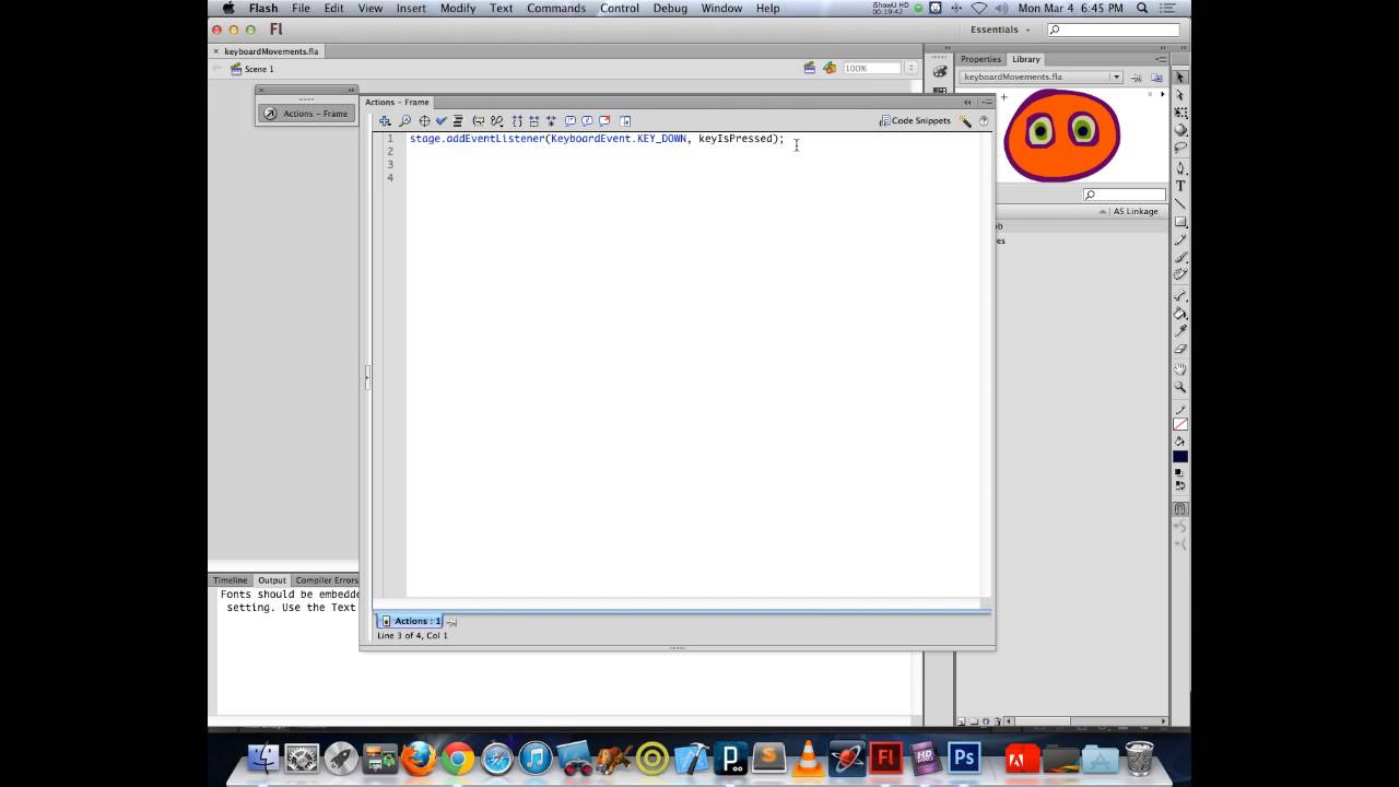 Flash beginning actionscript