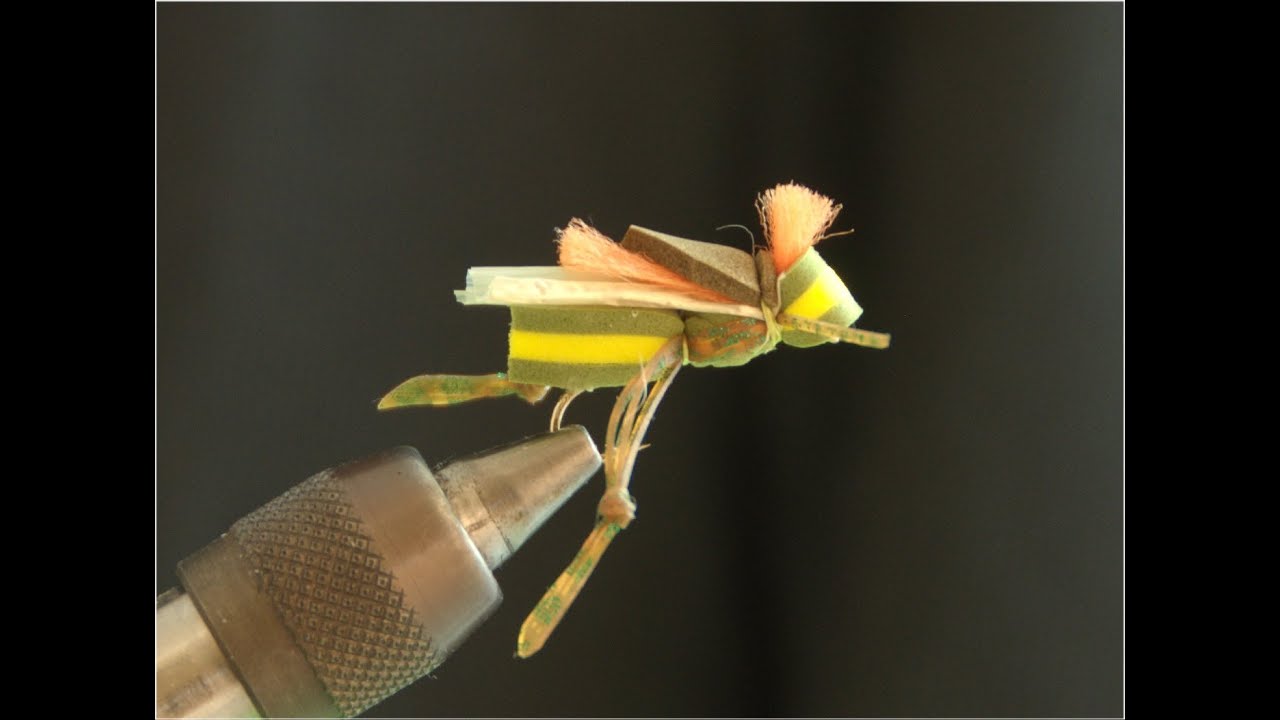 Real. Easy. Hopper  - Fly Tying Lesson Video Tutorial by Curtis Fry