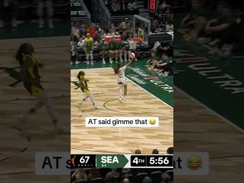 Alyssa Thomas Makes It Look TOO Easy 😤 | Steal vs. Seattle #basketball