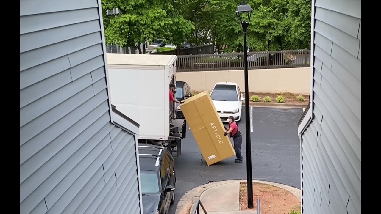 ARTICLE SOFA DELIVERY/ LIVING ROOM BEFORE & AFTER