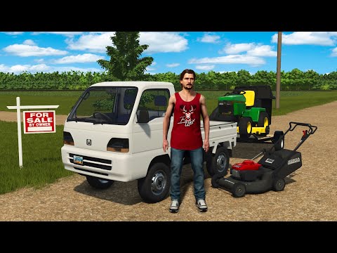 I BUILT A LAWN CARE COMPANY With $6,000 | New Side Hustle