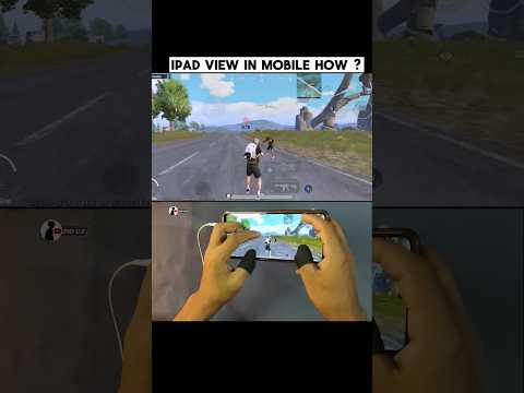 bgmi Pubg Mobile iPad view in mobile tricks #shorts