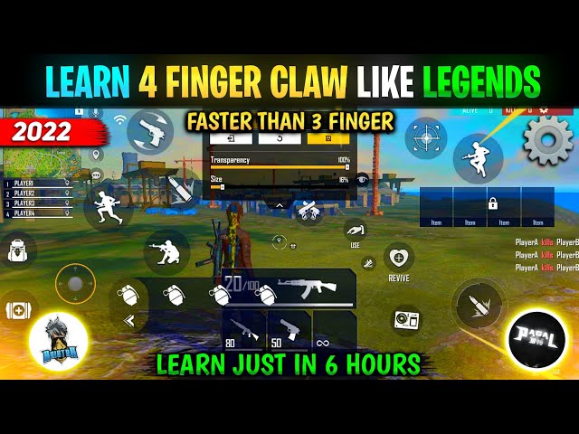 Best Free Fire MAX 4-finger layout for new players (2022)