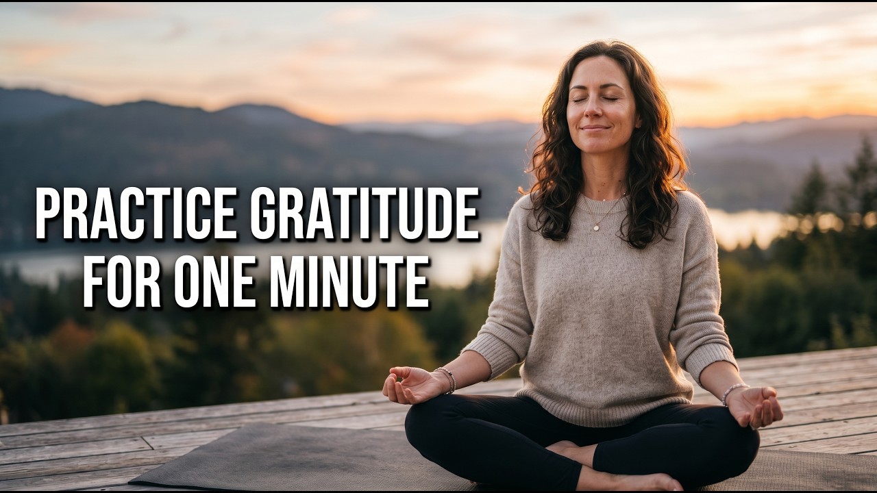 How to Practice Gratitude for One Minute Daily