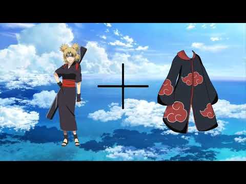 Naruto girl characters in akatsuki robe