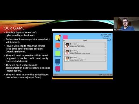 A proposed AI enhanced serious game for cybersecurity ethics training ...