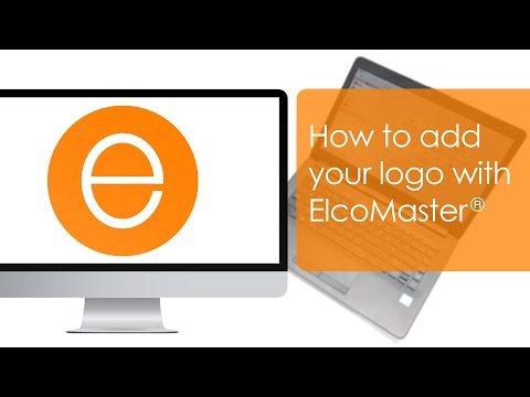 How to add your logo with the NEW ElcoMaster®