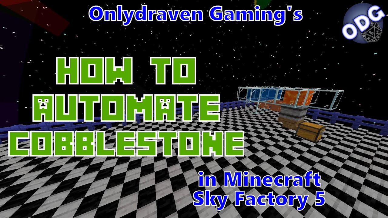 Automating Cobblestone Production in Minecraft Sky Factory 5: A Step-by-Step Guide | Galaxy.ai