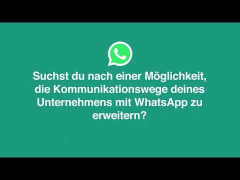 Anmeldung in der WhatsApp Business API