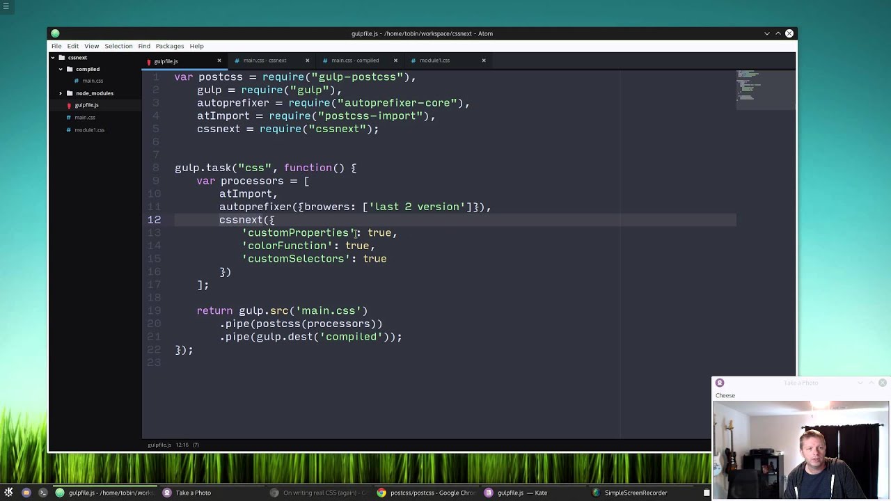 Using PostCSS and cssnext