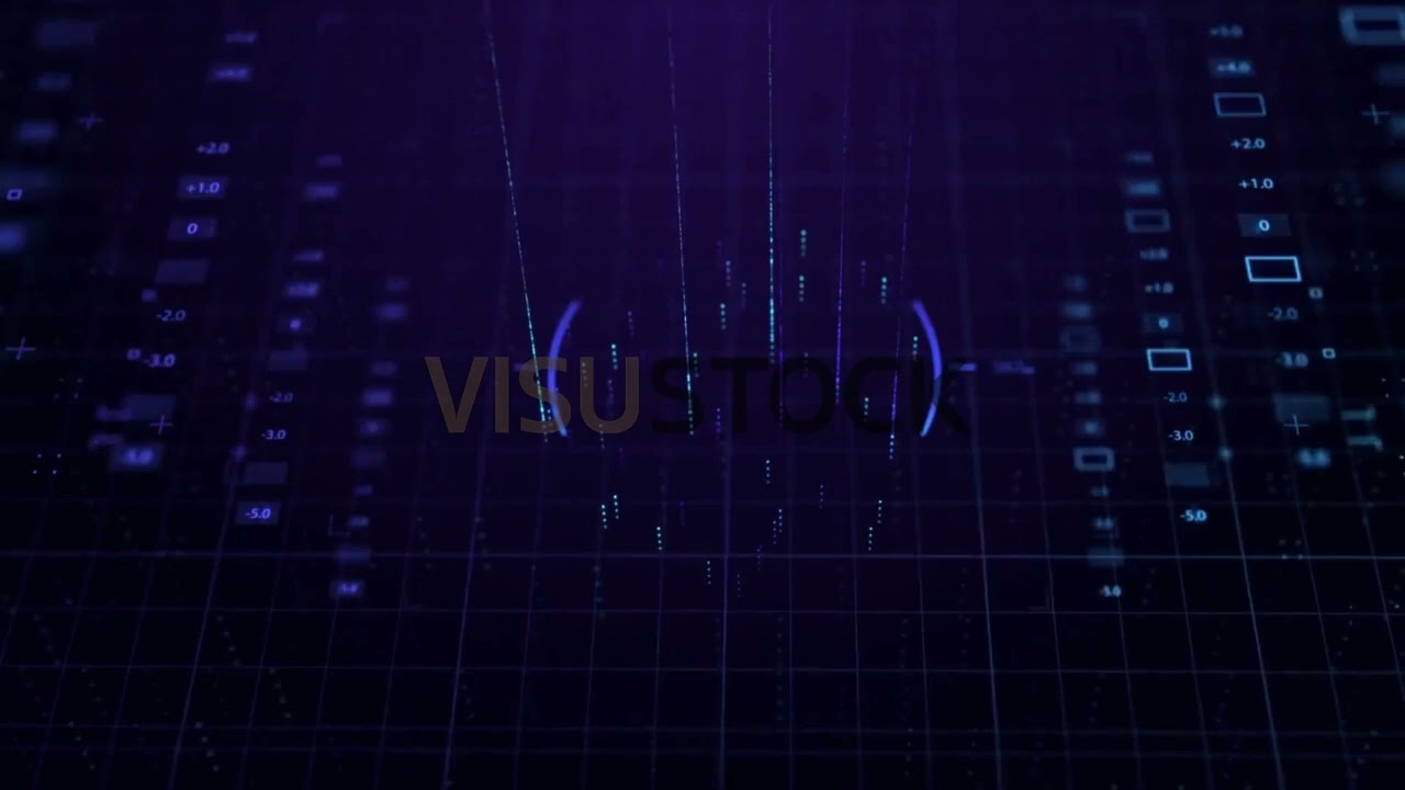 Futuristic Biometric Fingerprint Scan Animation | Cyber Security Stock Footage