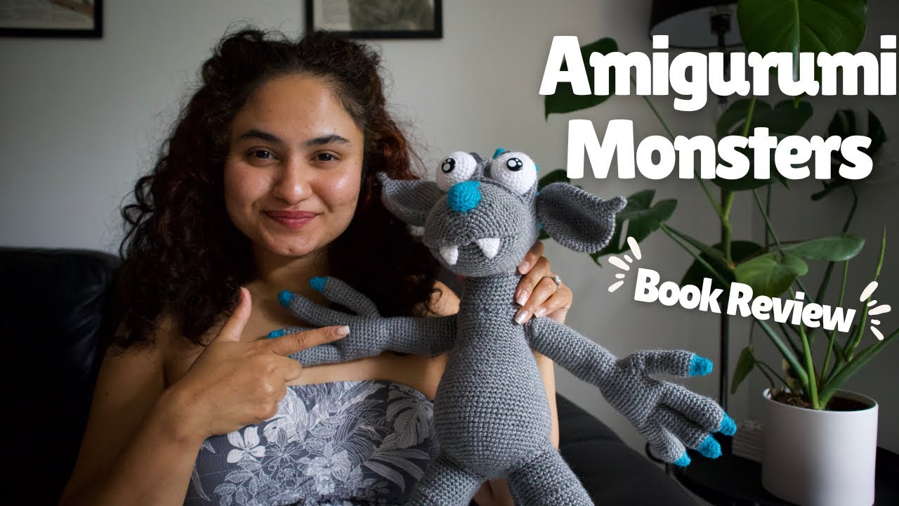 Amigurumi Monsters Crochet Book Review | I Made ALL 15 Patterns 👻
