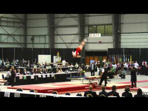 Denis Vachon – Double Mini Tramp – Gymnastics Coaching.com