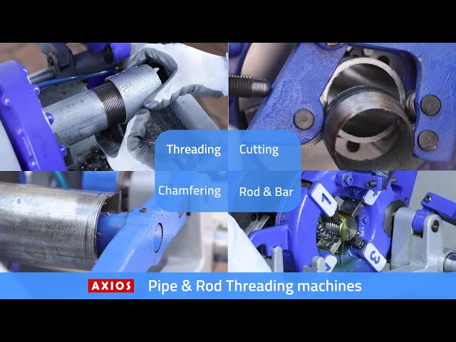 Pipe Threading Machine - Axios Bolt Threading Machine - Made In Rajkot ...