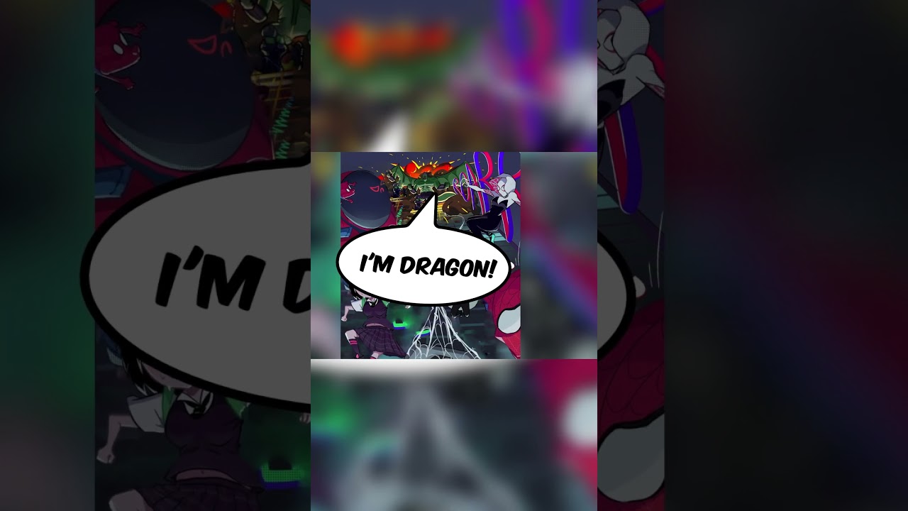 Stuck with a dragon in Spider Verse