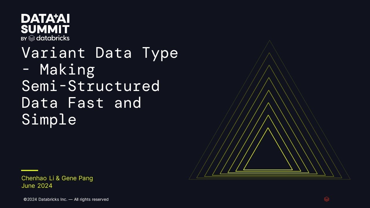 Variant Data Type - Making Semi-Structured Data Fast and Simple