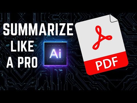How to Summarize PDF files with AI for Free