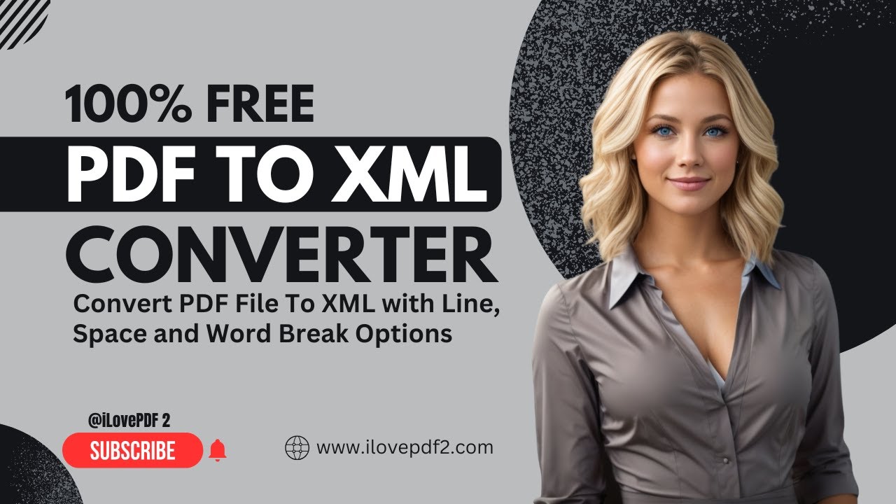 100% Free PDF To XML Converter - Convert PDF File To XML with Line, Space and Word Break Options