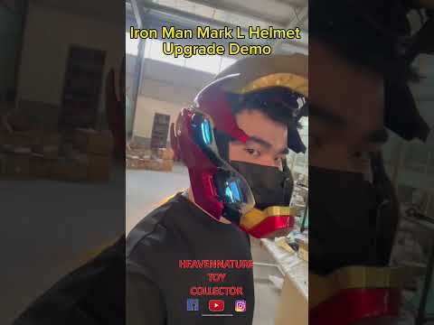 The Most Advance Iron Man Mark L Helmet Updrade Demo @heavennature #Ironmanmark50Helmet