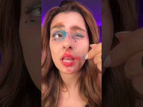 What ASMR Makeup looks like IRL β οΈπ€£ #asmr #shorts