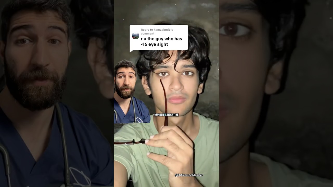 Doctor Explains Extreme Short Sightedness