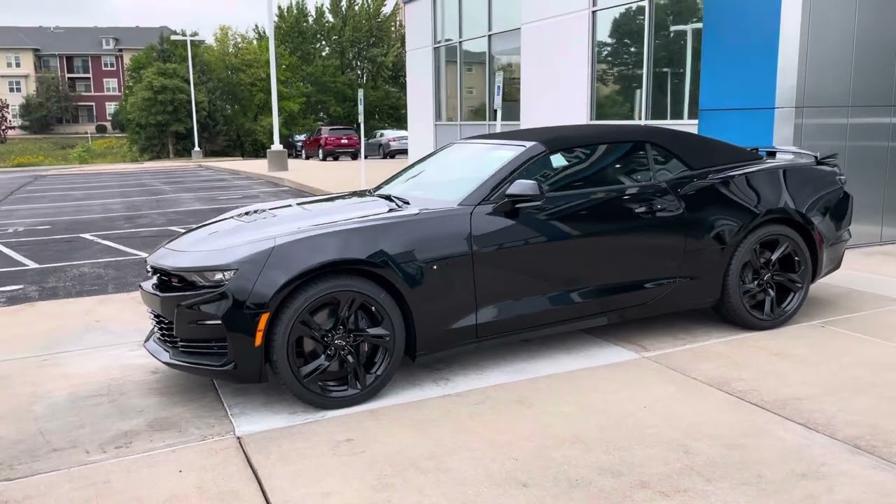 New Black 2024 Camaro zoomed out