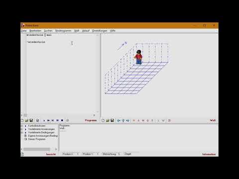 Informatik Klasse 8: Kurze Einführung ins Programm "Robot Karol", neue Version