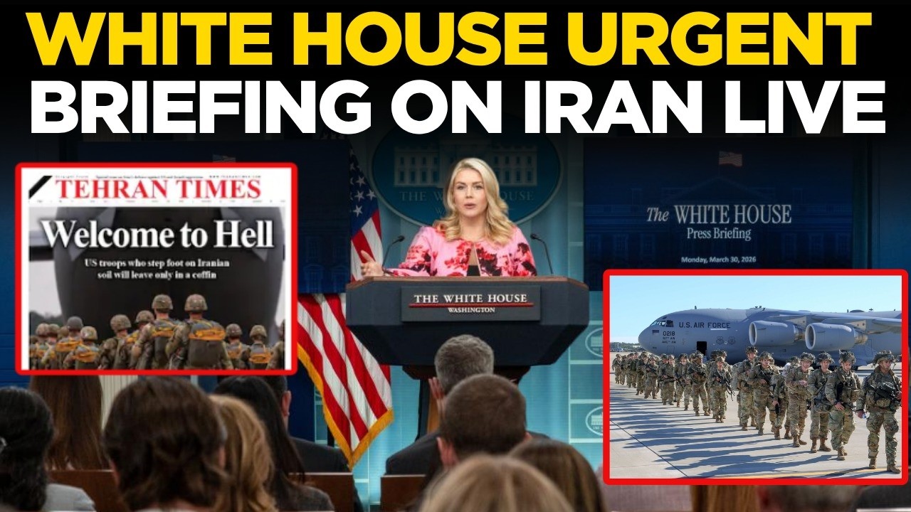 WHITE HOUSE IRAN BRIEFING LIVE | Karoline Leavitt Gives Urgent Update on Military Operations | LIVE
