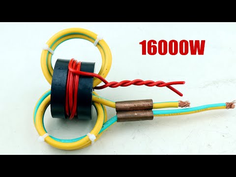 Electricity 20000W Capacitor 220V Motor Magnet Copper Coil Light bulb Science Experiments