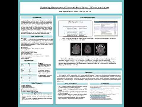 Reviewing the diagnosis and management of TBI: DAI