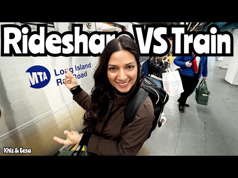 Long Island to Newark Airport by Train - Cheapest Way or Too Much Trouble? #travel #airport t