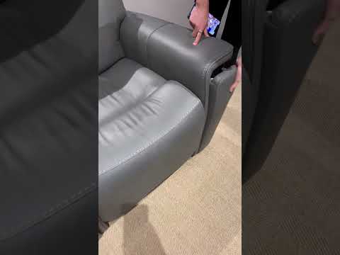 Hooker Furniture Lyra Zero Gravity Power Recliner with Headrest in Sahara Dorian Gray