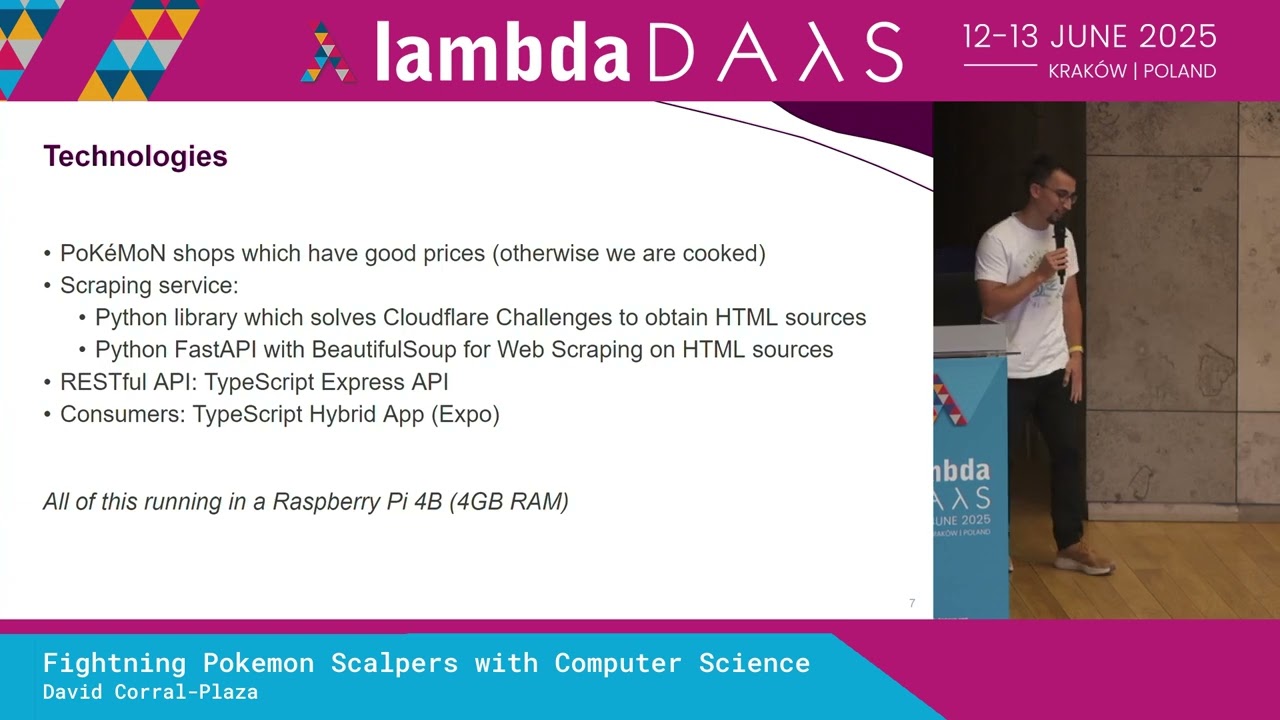 Lightning Talk: Fighting Pokemon Scalpers with Computer Science - David Corral-Plaza |Lambda ...