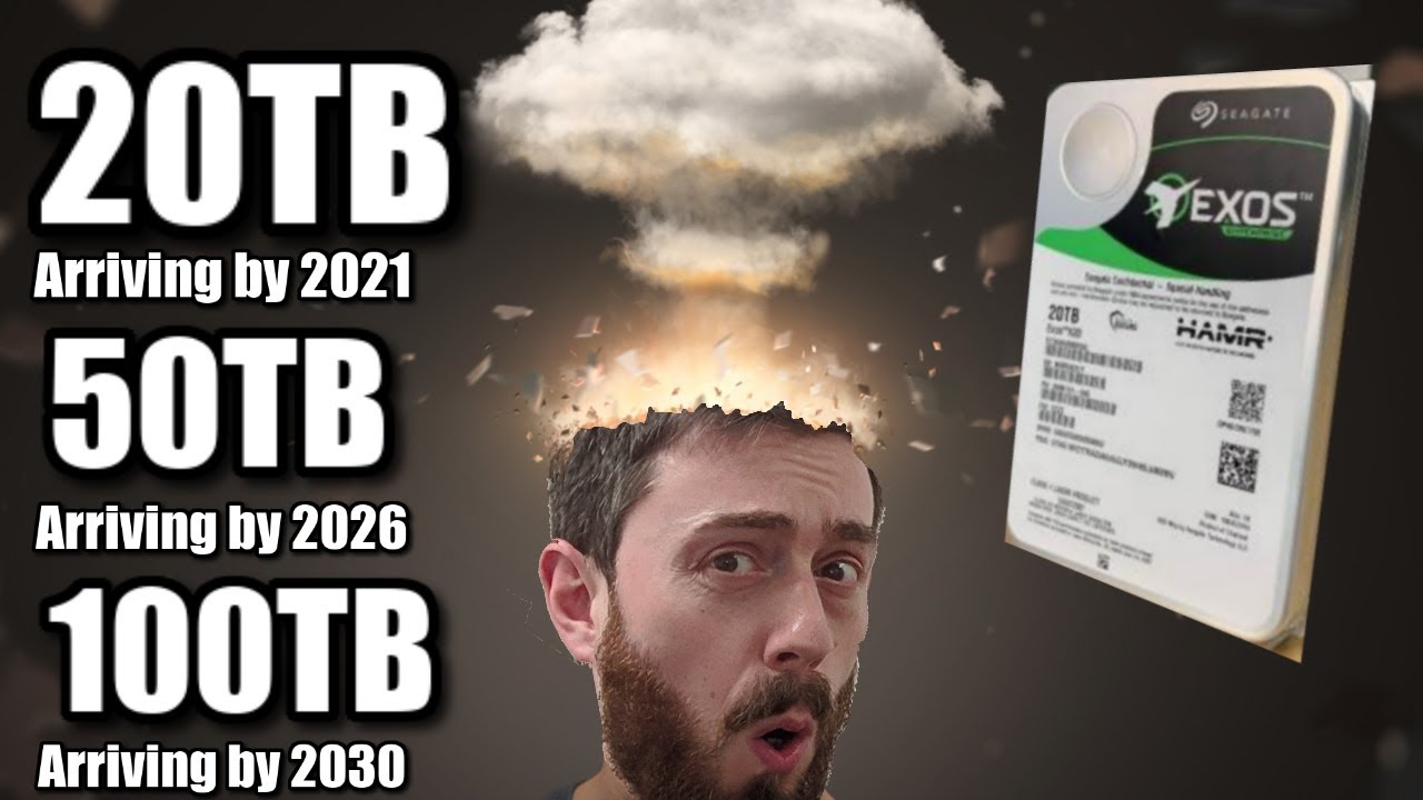 Seagate 20TB HDDs, 50TBs by 2026 and 100TBs by 2030