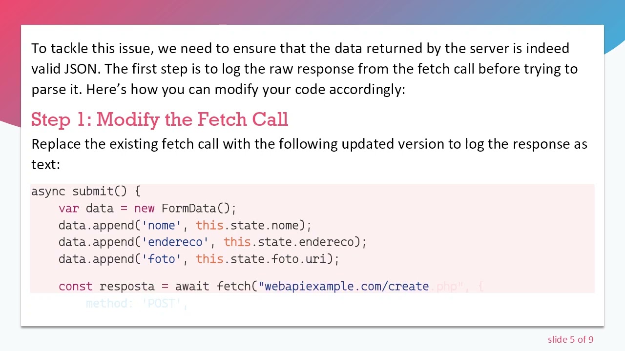 Resolving Fetch Errors in React Native for Android